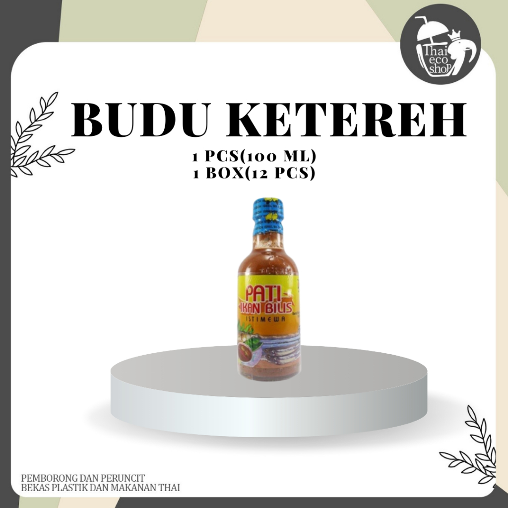 Budu Cap Ketereh Kelantan Food No 1 Kelantan Budu Cap Tere (100ml ...