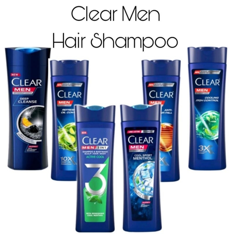 Clear Men Shampoo Cool Sport Menthol 315ml Syampu Rambut Lelaki ...