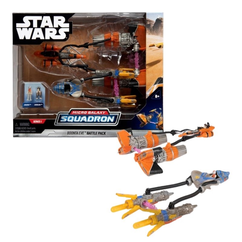 Star Wars Micro Galaxy Squadron Boonta Eve Battle Pack Pod Racer with ...