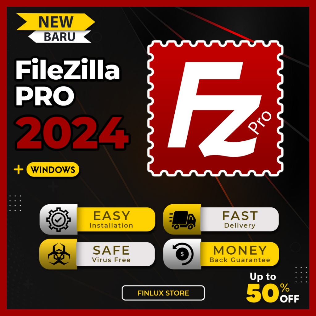 FileZilla Pro v3.67 Latest Update 2024 Lifetime For Windows | Shopee ...