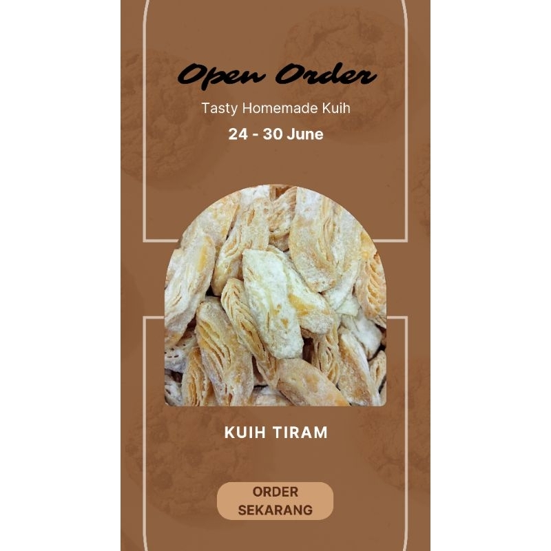 Kuih Tiram / Tiram Crispy / Kuih Lidah Buaya | Shopee Malaysia