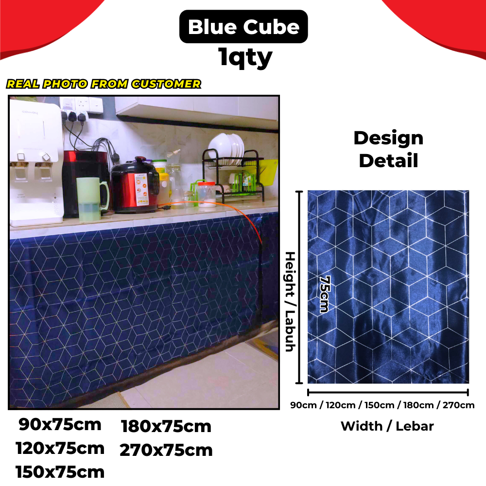 SUPERSAVE Cabinet Curtain Skirting Kabinet Dapur Kitchen Curtain ... SUPERSAVE Cabinet Curtain Skirting Kabinet Dapur Kitchen Curtain ...