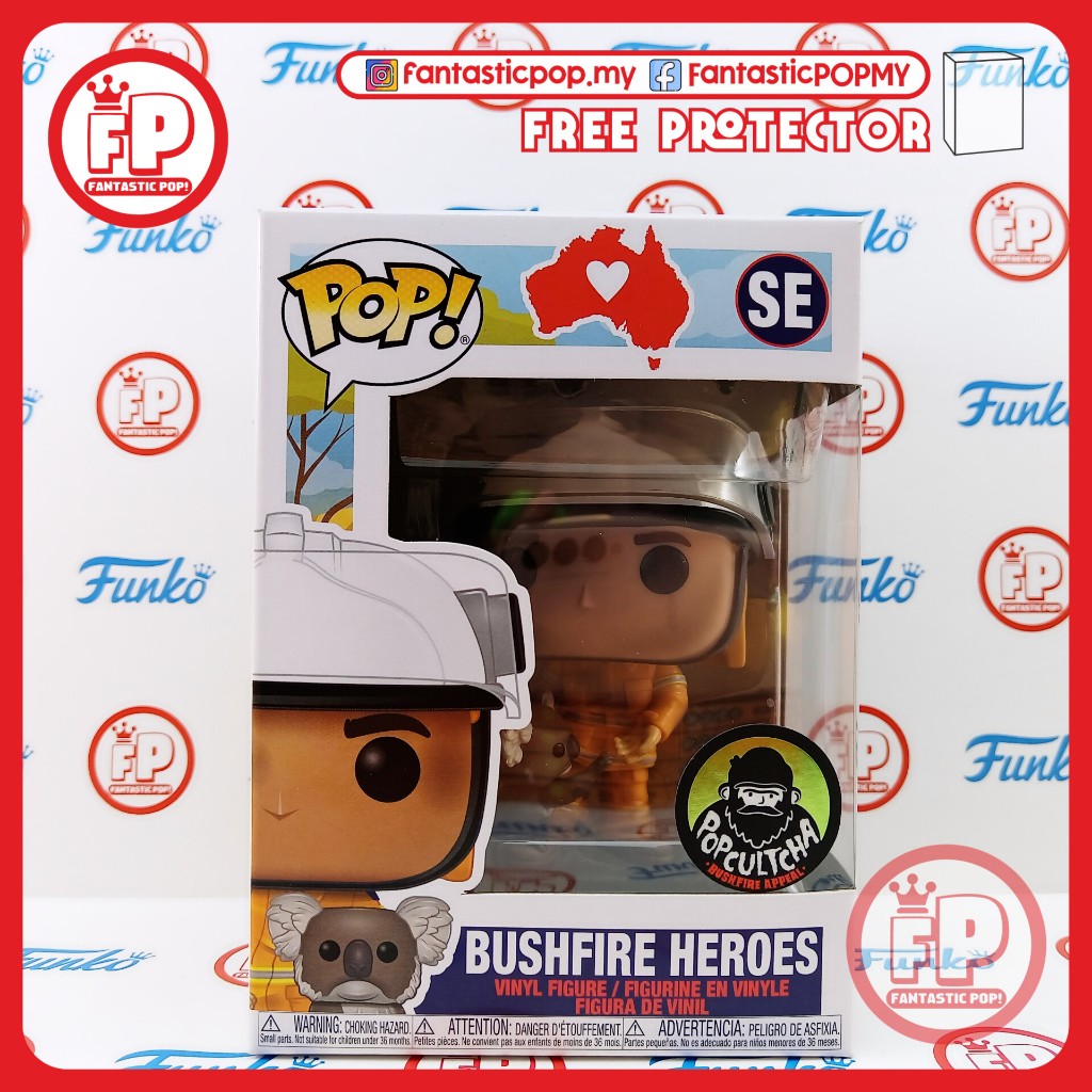 [READY STOCK] Funko POP ! Heroes - Bushfire Heroes - Firefighter With ...