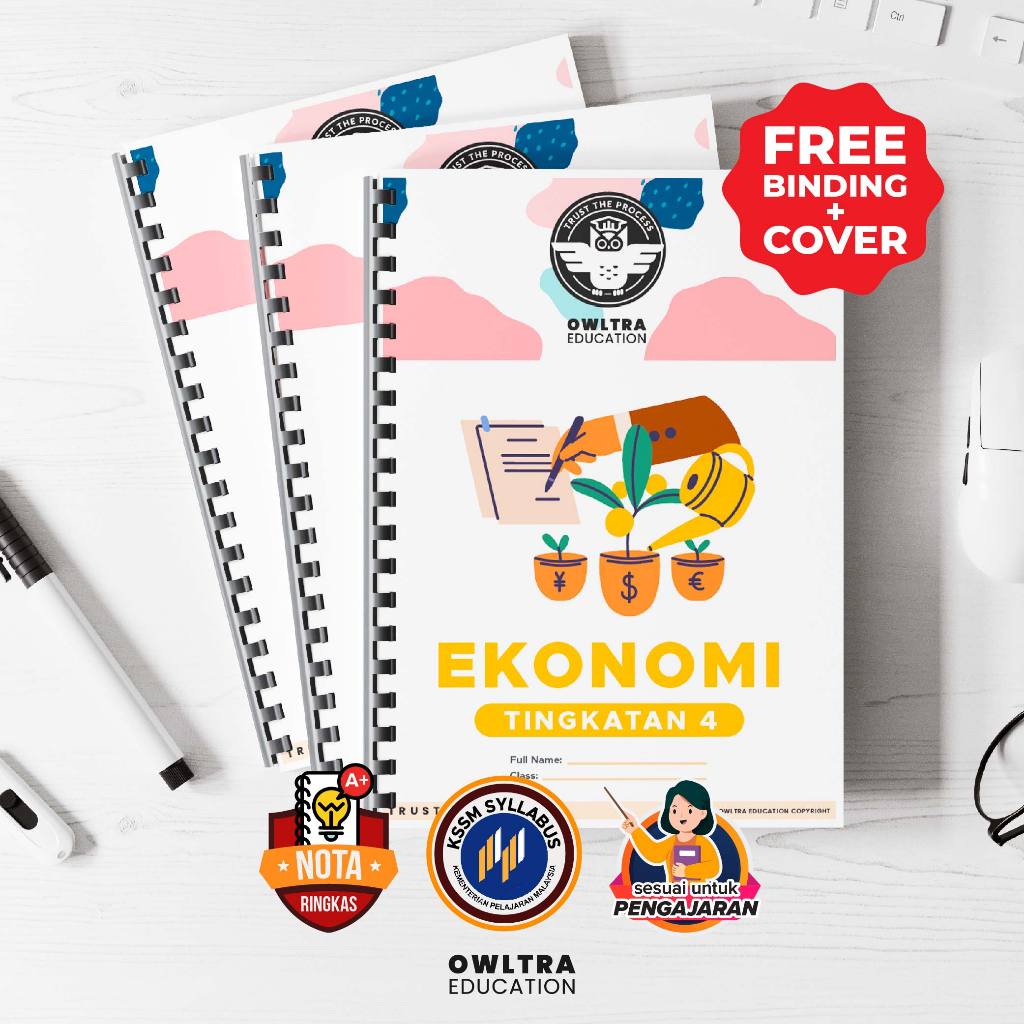 Nota Ekonomi SPM Tingkatan 4-5 Nota A+ (Bab Penuh) (FREE BIND + COVER) | Shopee Malaysia