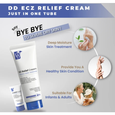 DD EZ RELIEF CREAM 5 ML / 120ML - RELIEF & MOISTURIZE | Shopee Malaysia