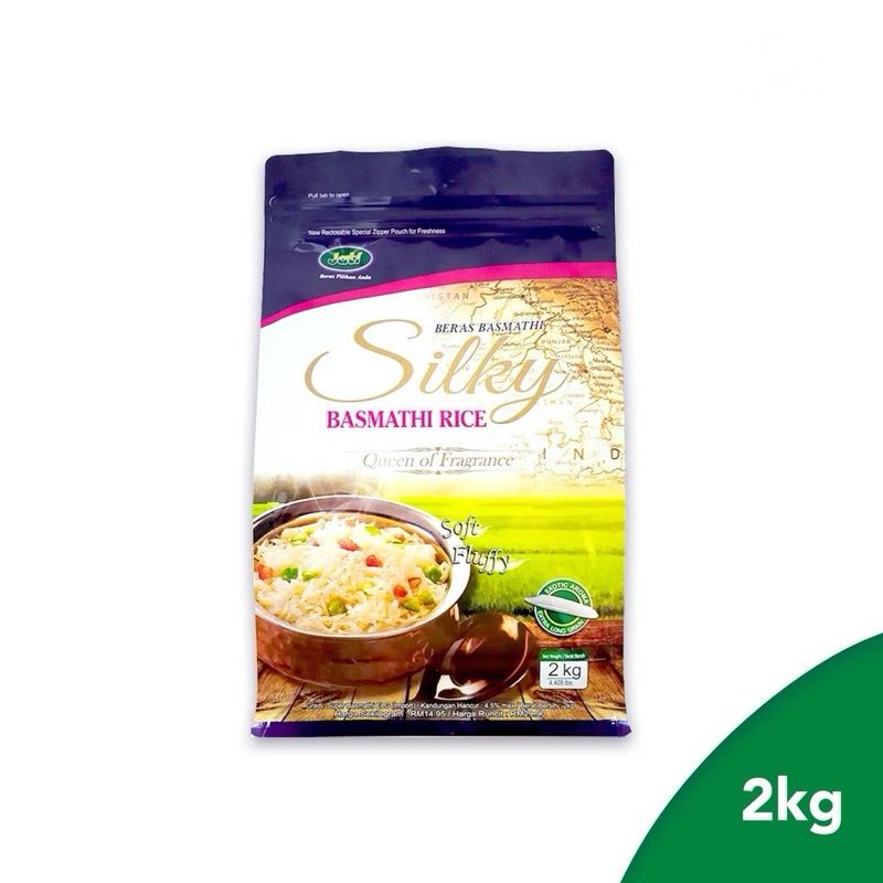 Jati Silky Basmathi 2kg | Shopee Malaysia