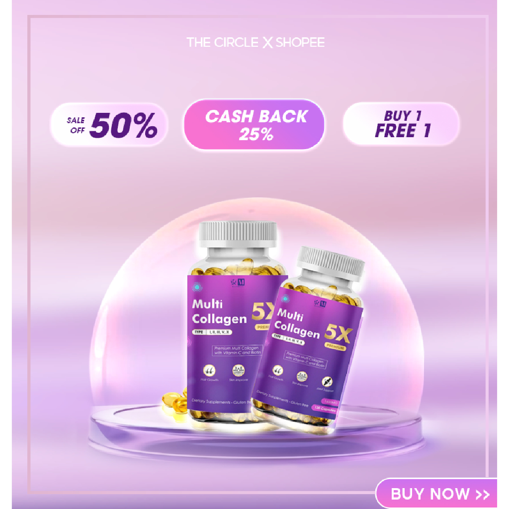 Multi Collagen 5X Premium Collagen Supplement Beauty Whitening Capsules ...