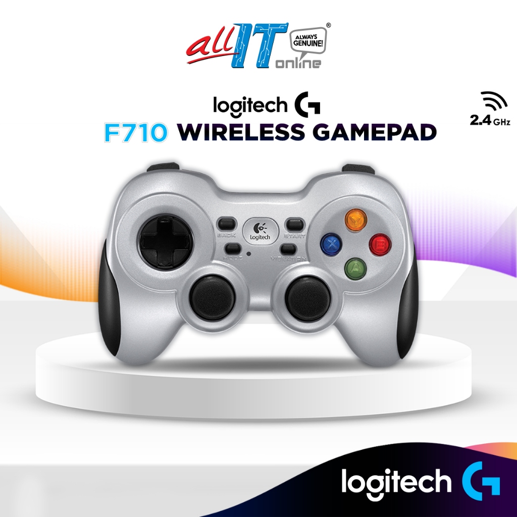 Logitech F710 Wireless Controller Gamepad with Four-Switch D-Pad | 2 ...