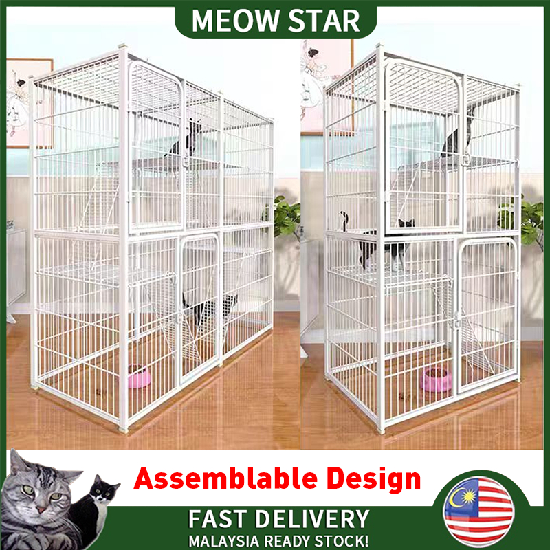 Sangkar Kucing Besar Cat Cage Large Rumah Kucing Besar Murah 2 3 ...