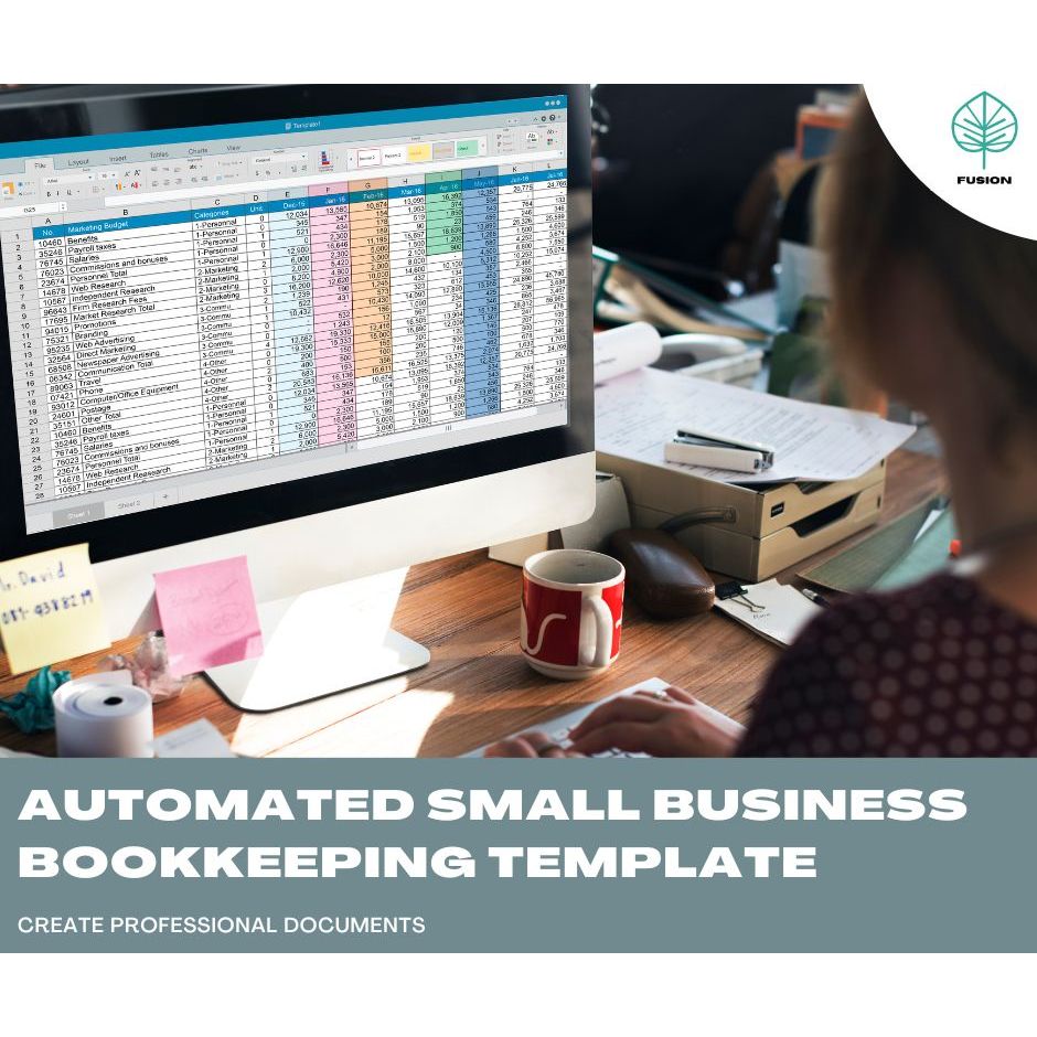 Automated Bookkeeping Template for Small Businesses – Easy Accounting ...