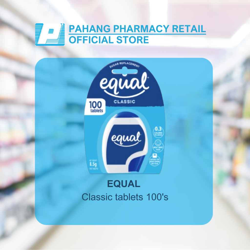 EQUAL Classic tablets 100's | Shopee Malaysia