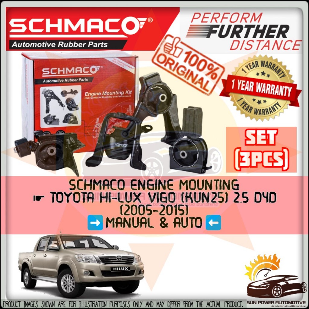 Toyota HI-LUX Hilux Vigo KUN25 2.5 D4D (2005-2015) ( MANUAL & AUTO ...