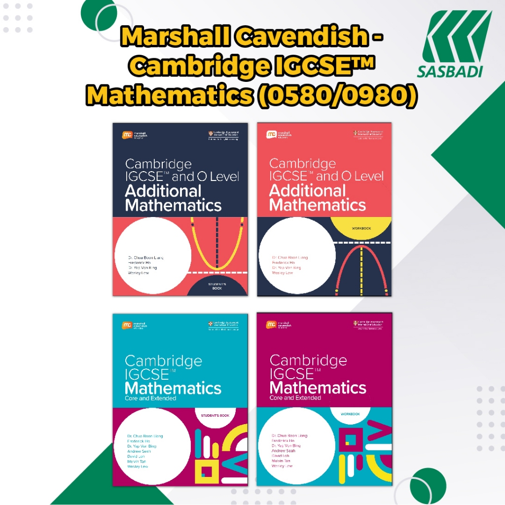 Marshall Cavendish- Cambridge IGCSE™ Mathematics (0580/0980) | Shopee ...