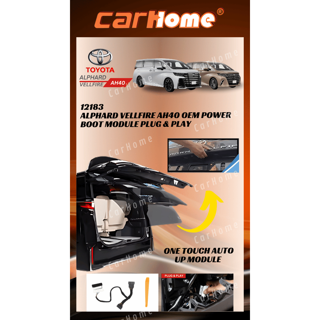 TOYOTA ALPHARD VELLFIRE 2023 2024 AH40 AGH40 REAR OEM POWER BOOT MODULE ...