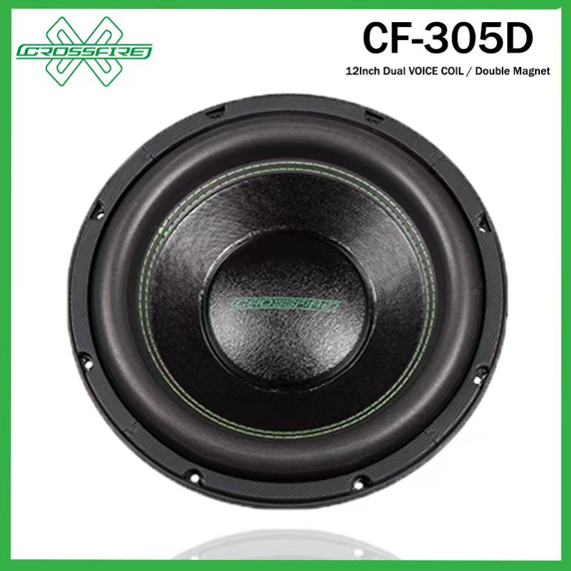 CROSSFIRE [CF-305D] 1200 Watts 12 Inch Dual Voice Coil Double Magnet ...