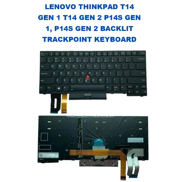 LENOVO THINKPAD T14 GEN 1 T14 GEN 2 P14S GEN 1 P14S GEN 2 KEYBOARD ...