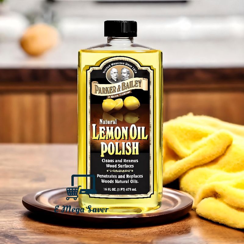 🇺🇲Parker & Bailey Natural Lemon Oil Wood Polish 473ml (16fl oz ...