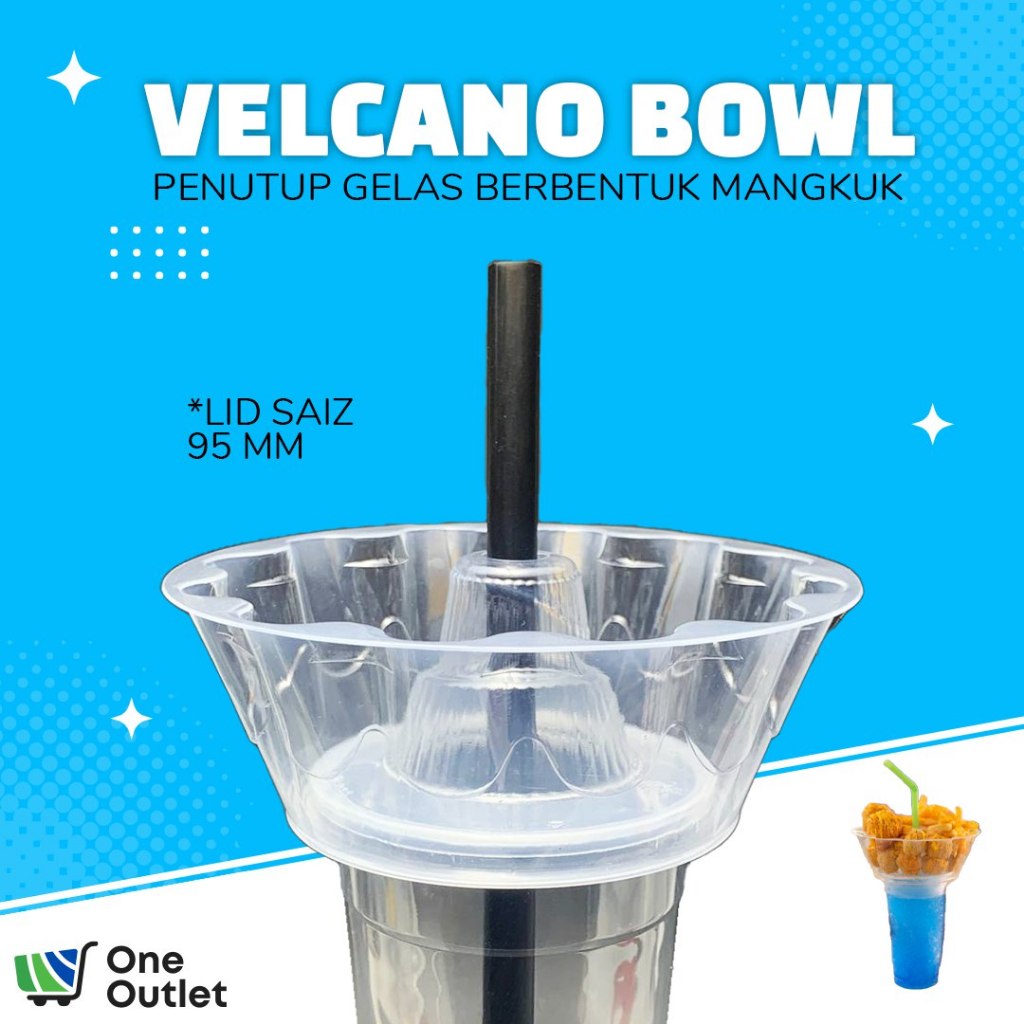 Volcano Bowl Cup Plastic with Volcano Bowl Unique Bowl Cup | Shopee ...