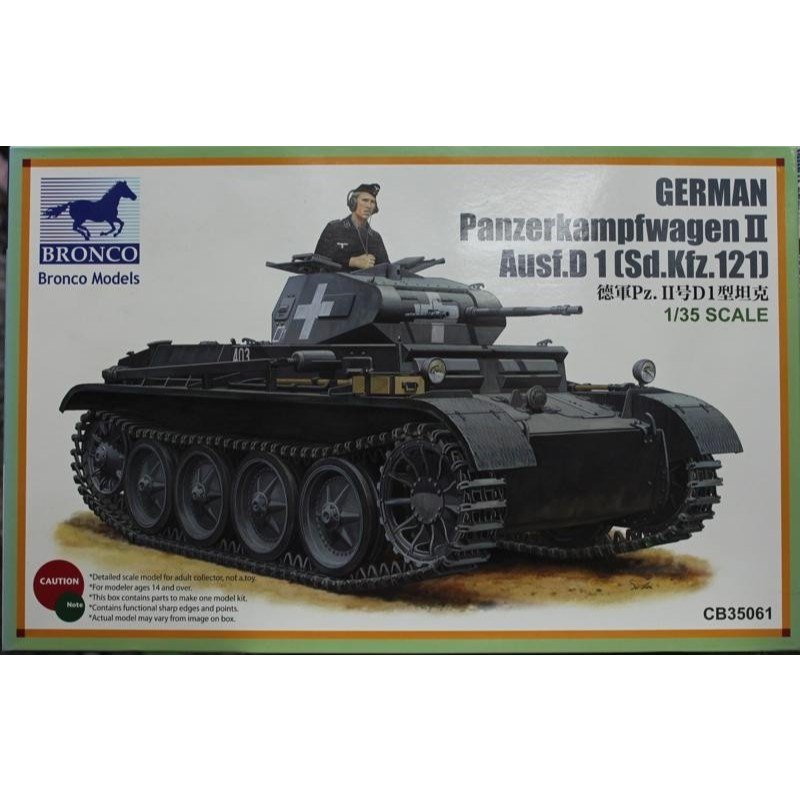 Bronco CB35061 1/35 German Panzerkampfwagen II Ausf. D1 (Sd.Kfz.121 ...