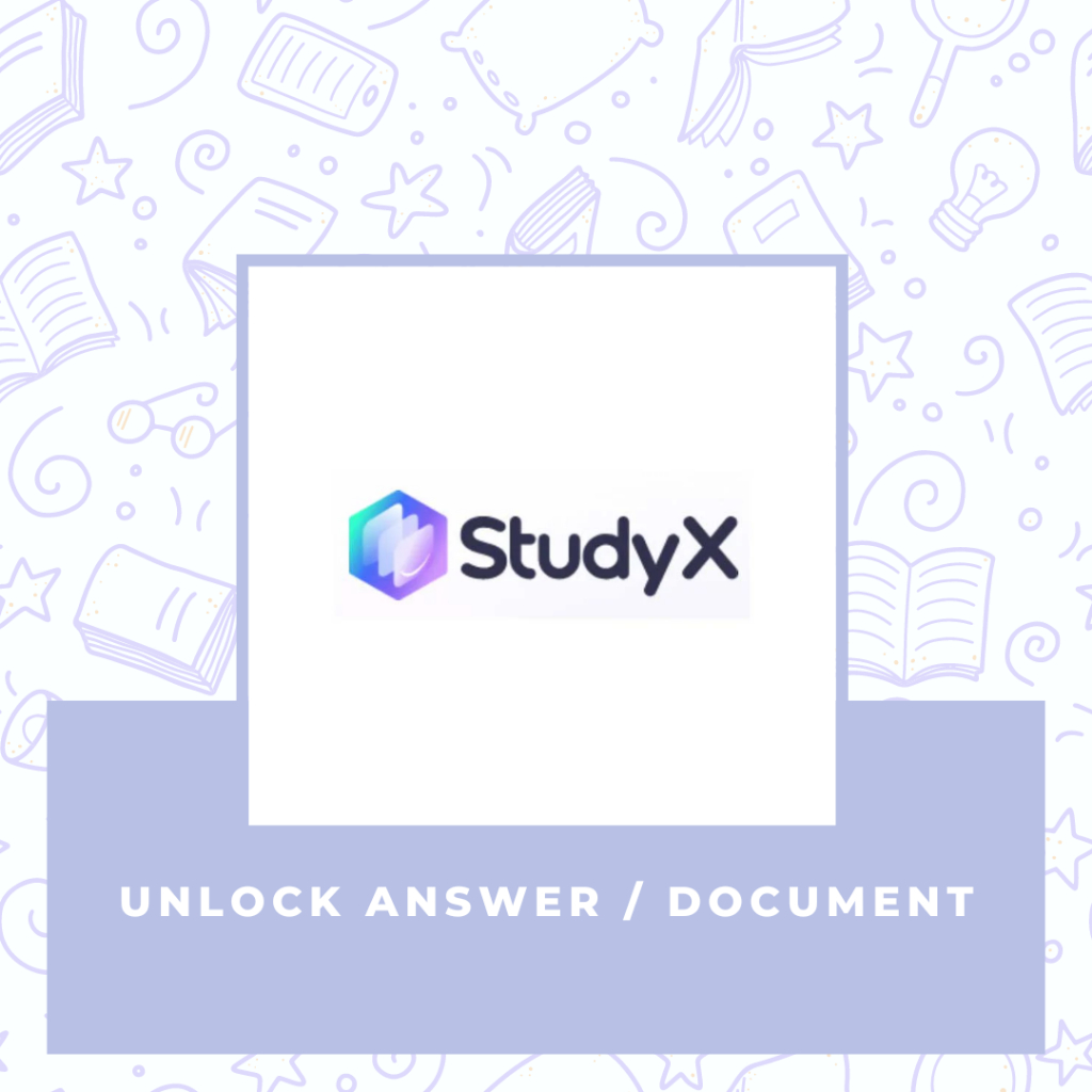 StudyX Unlock Answer / Document (fast response) | Shopee Malaysia