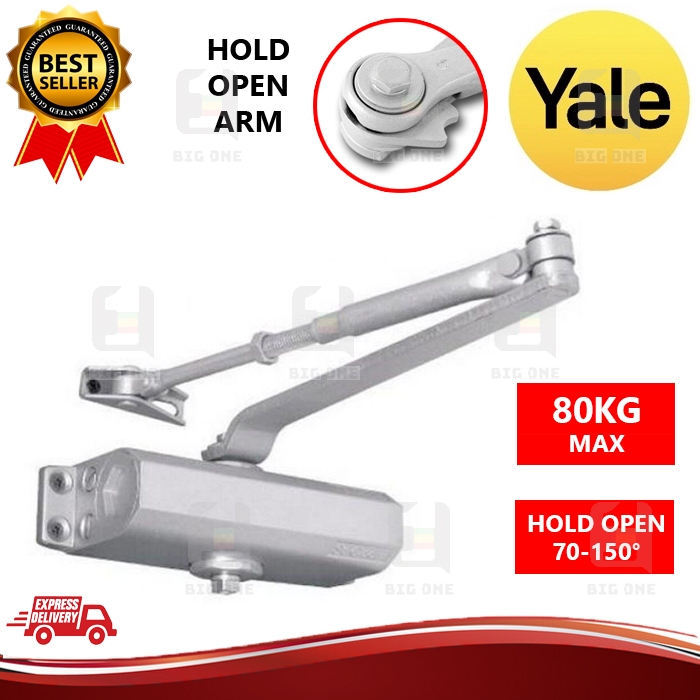 (80KG HOLD OPEN) YALE C7712SB 80KG HEAVY DUTY ADJUSTABLE HOLD OPEN DOOR ...
