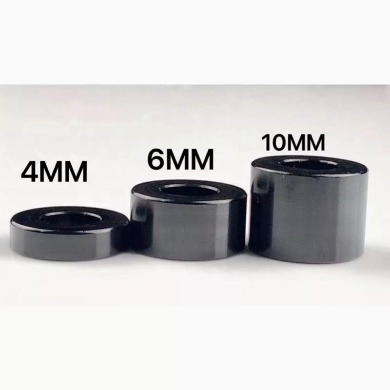 Universal black silver bush spacer 4mm 6mm 10mm for caliper disc ...