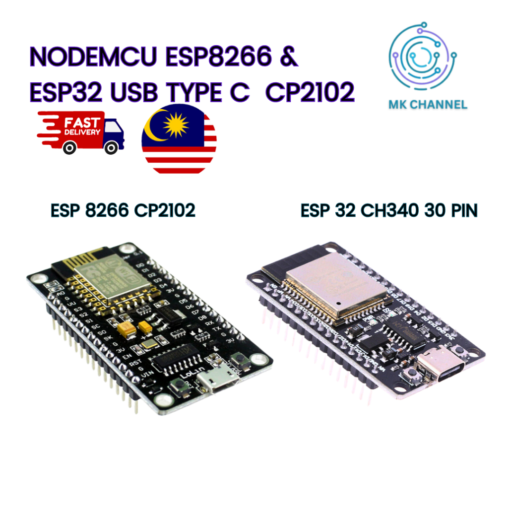 ESP32 30 PIN + 30 PIN EXPANSION BOARD TYPE C USB || ESP8266 CP2102 ... ESP32 30 PIN + 30 PIN EXPANSION BOARD TYPE C USB || ESP8266 CP2102 ...