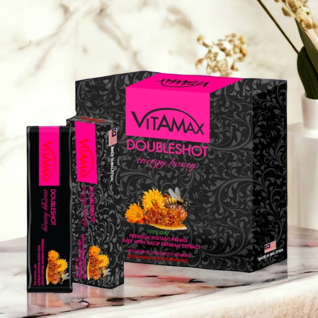 Vitamax Doubleshot Energy Honey for Women - Permium Instant Premix ...