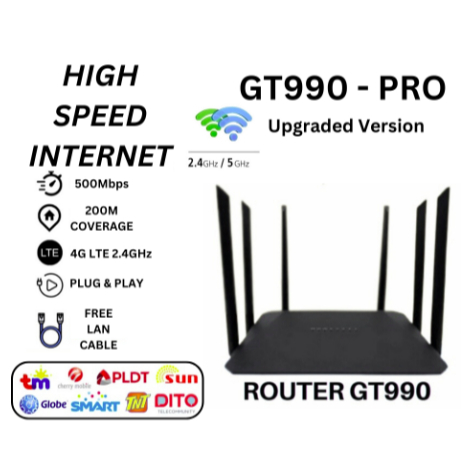 PROMOTION NOW GT990 pRO Modified 4G LTE CPE Router Modem Wi-Fi Unlocked ...