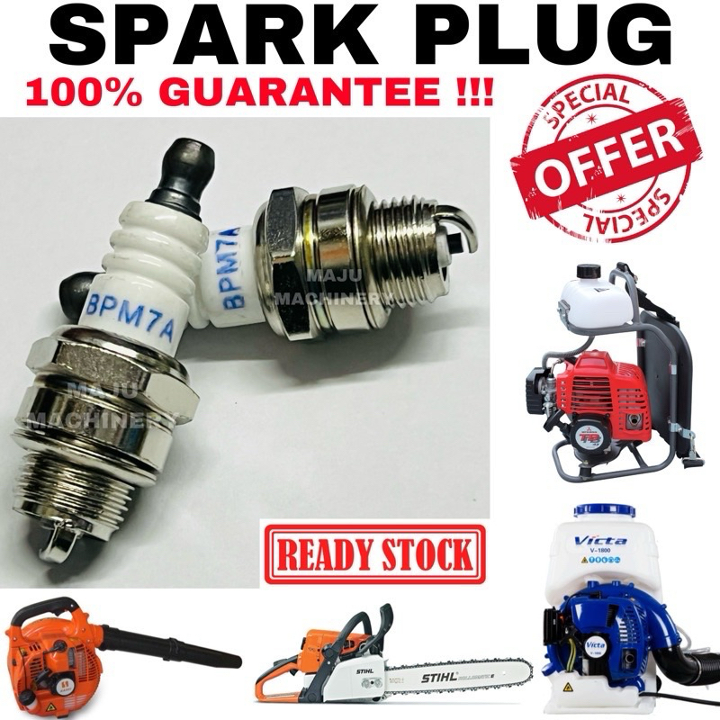 Spark Plug Engine Mesin Rumput Brush Cutter Hand blower chainsaw ...