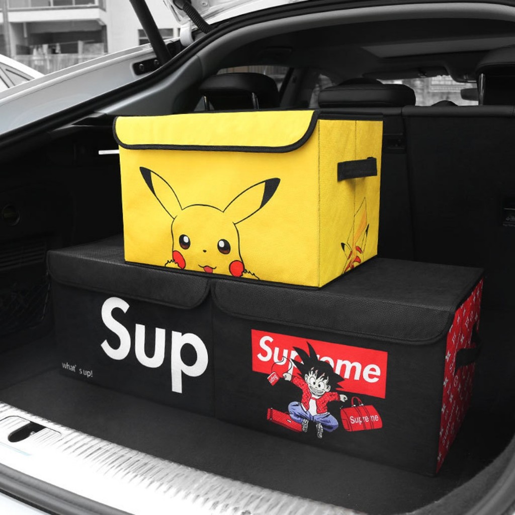 Foldable Car Storage Box Car Organizer Non-Woven With Various Styles ...