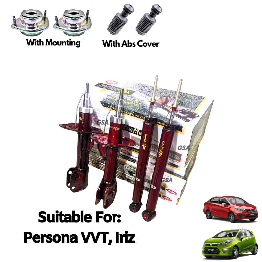 APM Performax Iriz & Persona 2016 VVT Front & Rear Heavy Duty Gas Sport ...