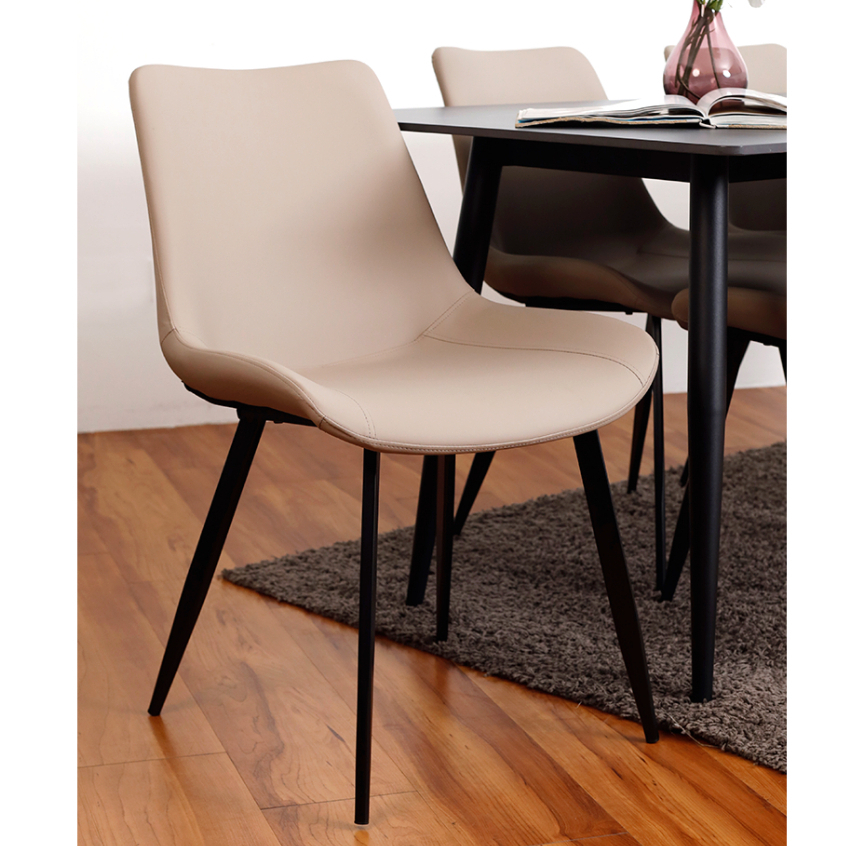 Kerusi Makan Moden Minimalis BRANDON Dining Chair Modern PU Leather ...