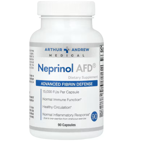 Arthur Andrew Medical, Neprinol AFD, Advanced Fibrin Defense, 500 mg ...