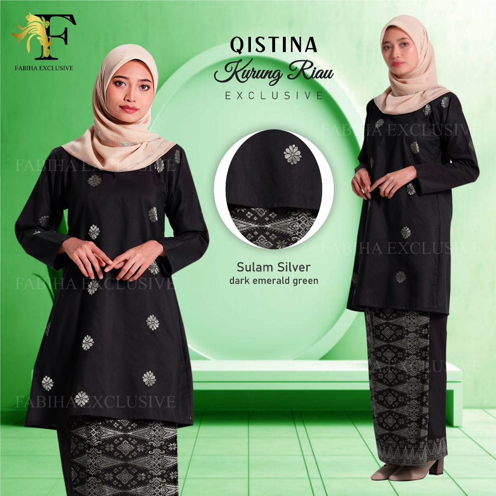By Fabiha Exclusive | Baju Songket Tenun Soft Cotton | Kurung Riau ...