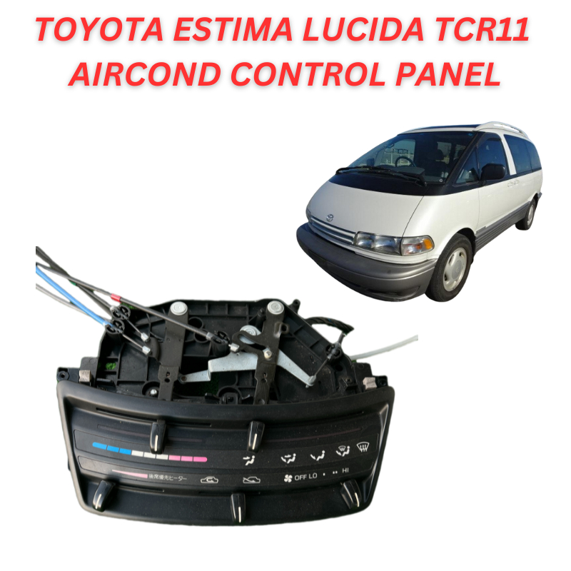 TOYOTA ESTIMA LUCIDA TCR11 TCR10 AIRCOND CONTROL PANEL AIRCOND SWITCH ...