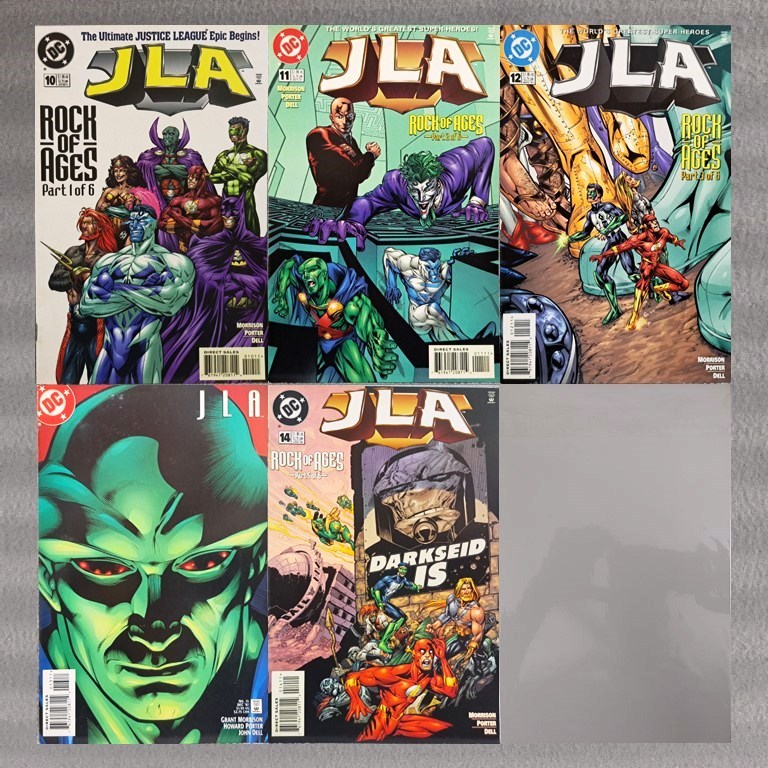 JLA #10-#14 (Partial Set) DC Comics (Key Issue) 1st App (Grant Morrison ...