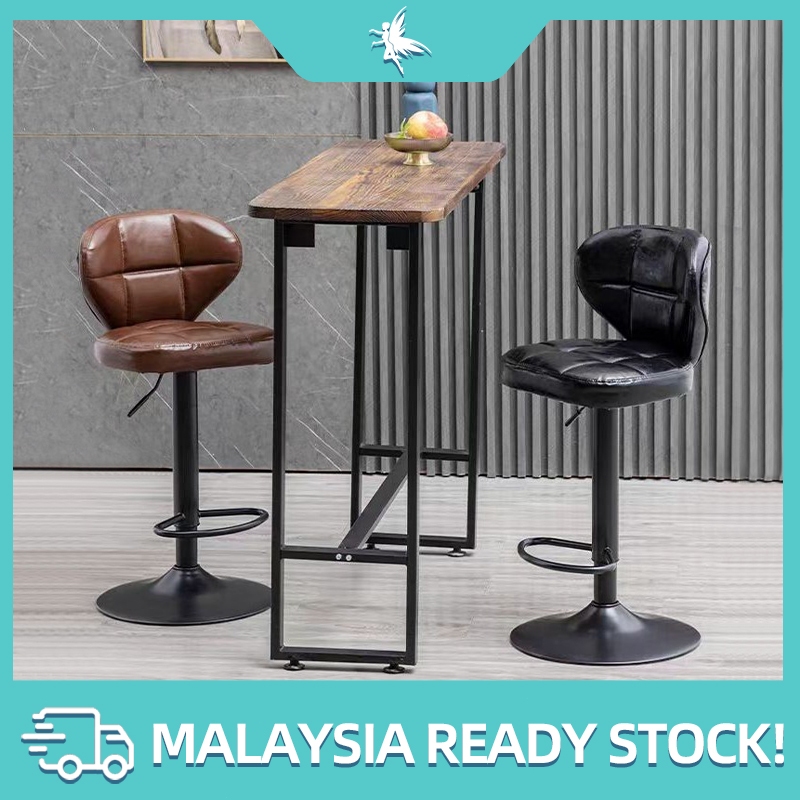 Bar Stools 360 Degree Swivel Adjustable High chair, bar table chair ...