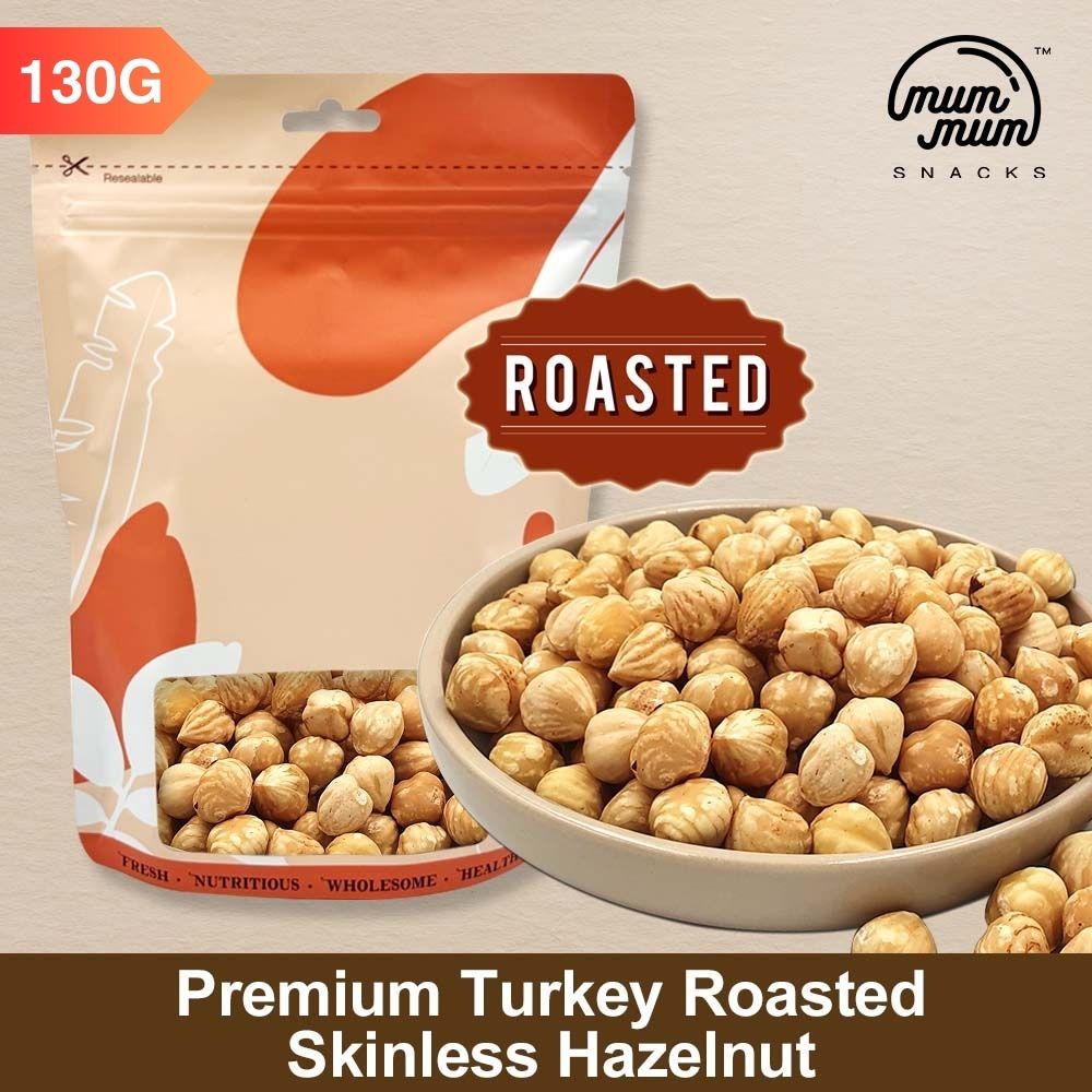 Premium Turkey Roasted (Unsalted) Skinless Hazelnut [130g & TWIN PACK ...