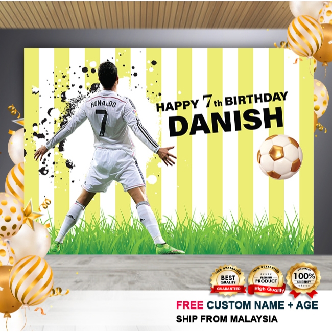 Banner Hari Jadi / Banner Hiasan - Bola Sepak / Football / Soccer ...