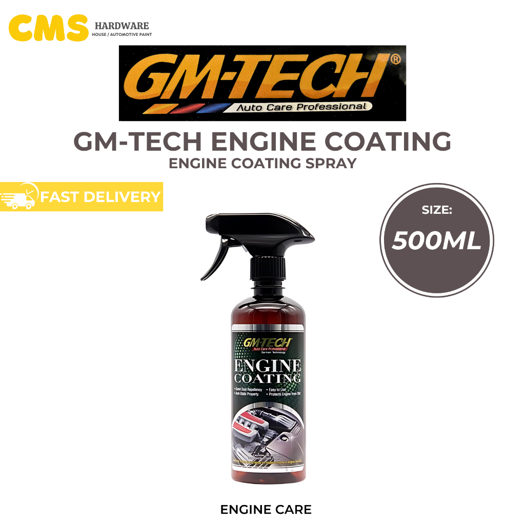 GM-TECH Engine Coating Spray Anti Static & Dust Engine Bay Dressing ...