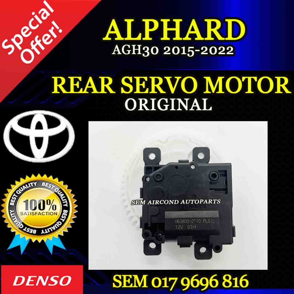 TOYOTA ALPHARD AGH30 2015-2022 YEAR ORIGINAL DENSO REAR SERVO MOTOR ...
