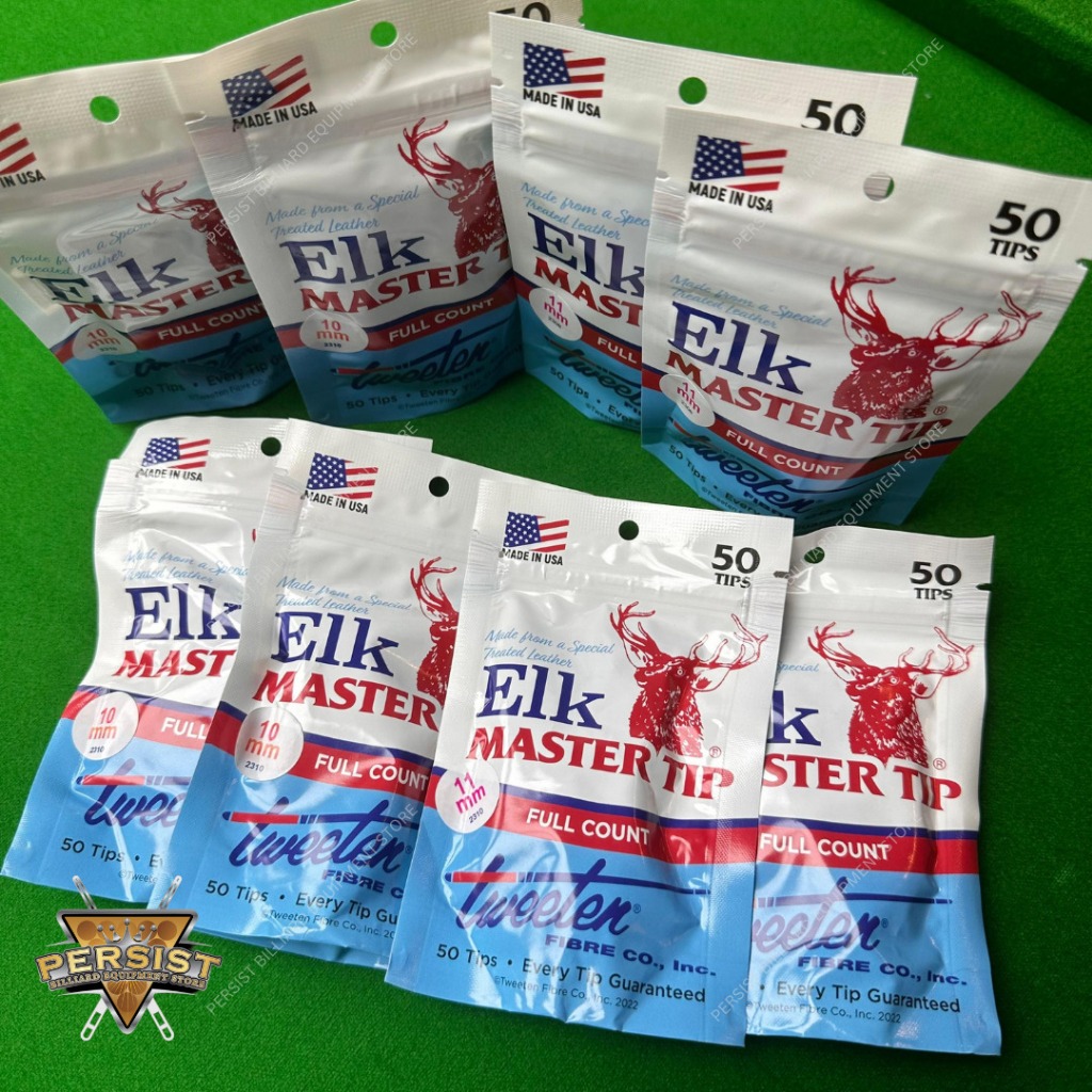 Original Elk Master Snooker Cue Tip - Premium Billiard Tips - Snooker ...