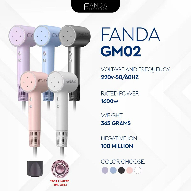 Fanda gm02 mini pro hair dryer | Shopee Malaysia