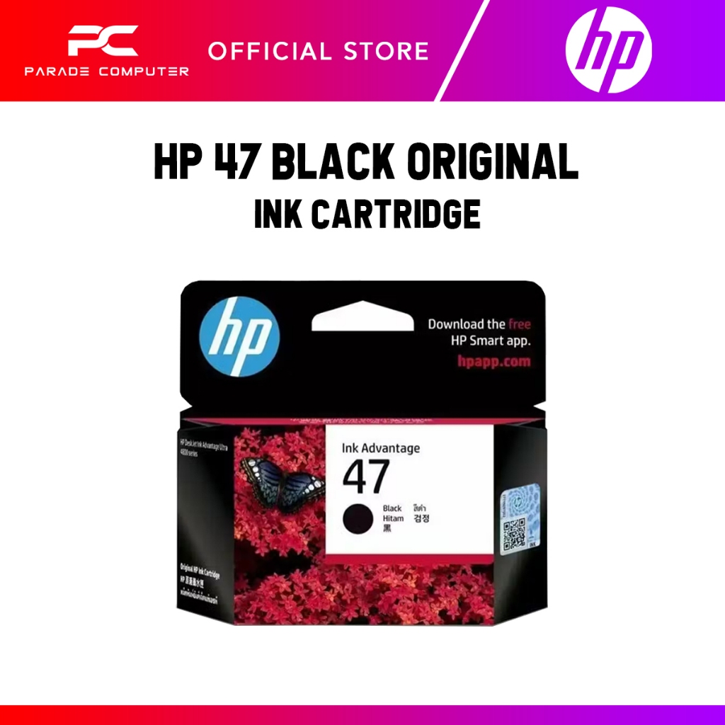 HP 47 BLACK / TRI-COLOR ORIGINAL INK CARTRIDGE | Shopee Malaysia