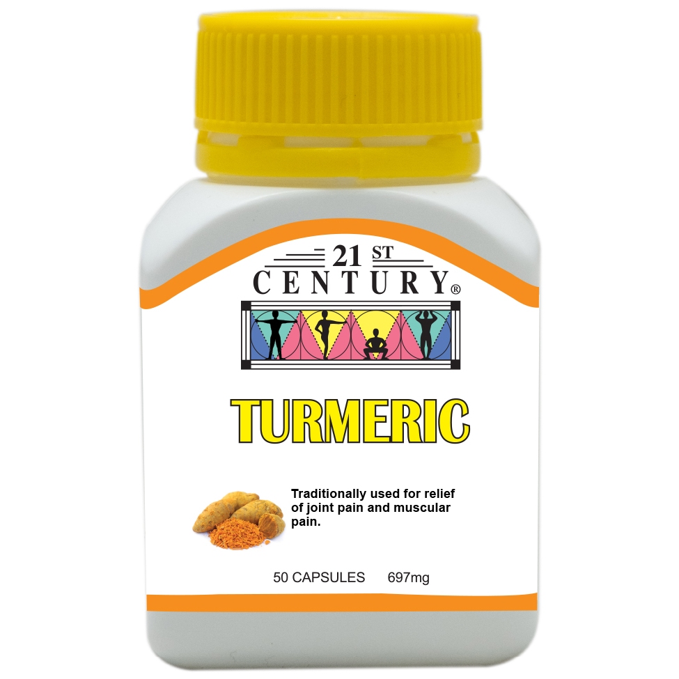 (10% CASHBACK AVAILABLE!) 21ST CENTURY TURMERIC CAPS 50S | Shopee Malaysia