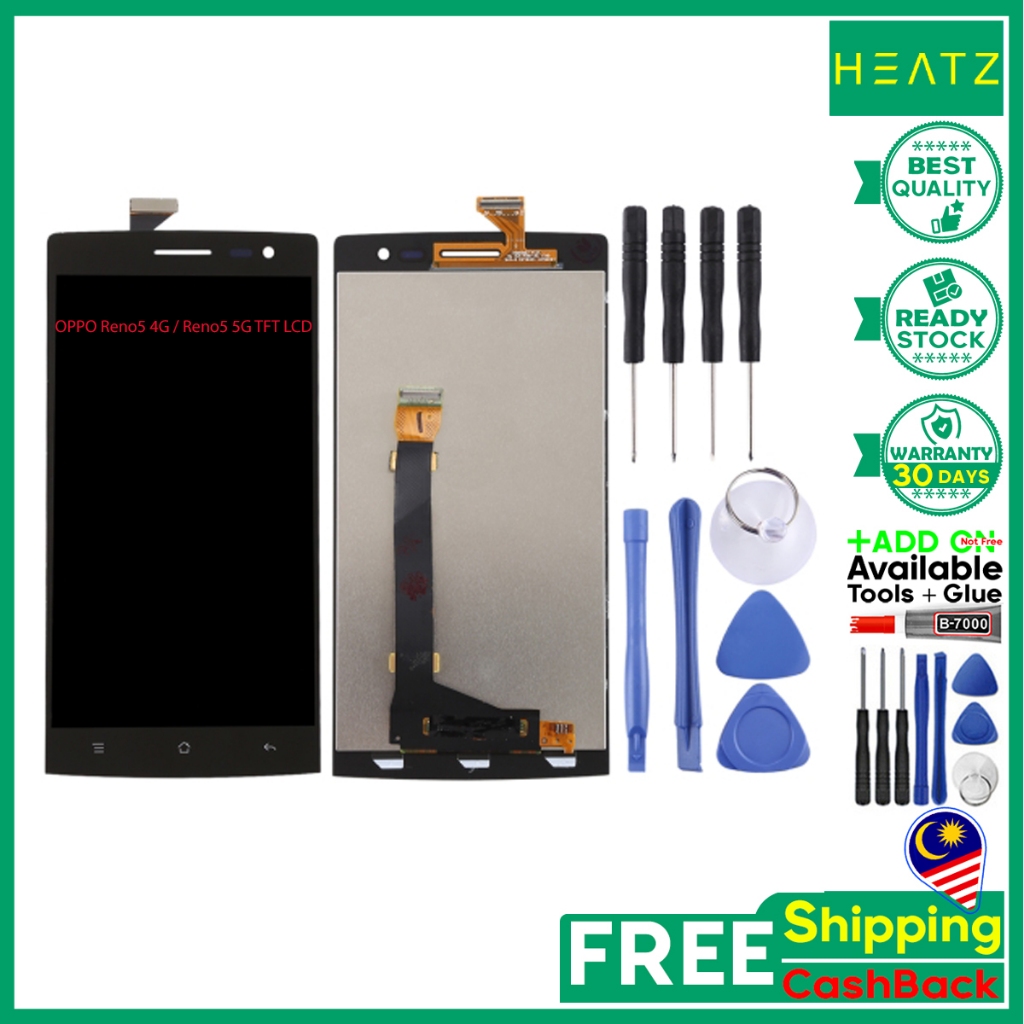 Oppo Reno5 4G CPH2159 Reno 5 5G CPH2145 TFT LCD TOUCH SCREEN DISPLAY ...