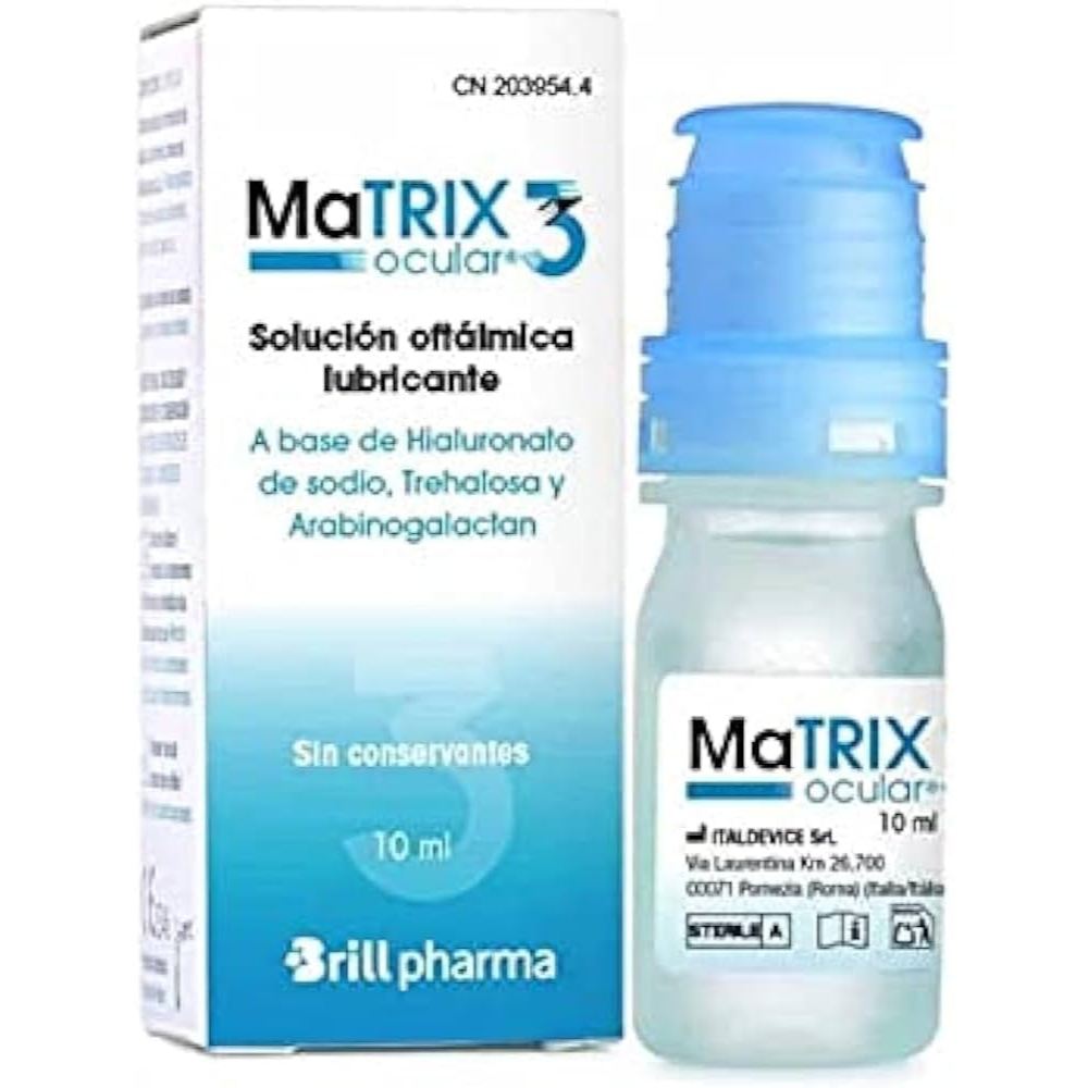 Matrix Ocular Eye Drop 3 10mL (Exp: March 2028) For Dry Eyes Refresh ...