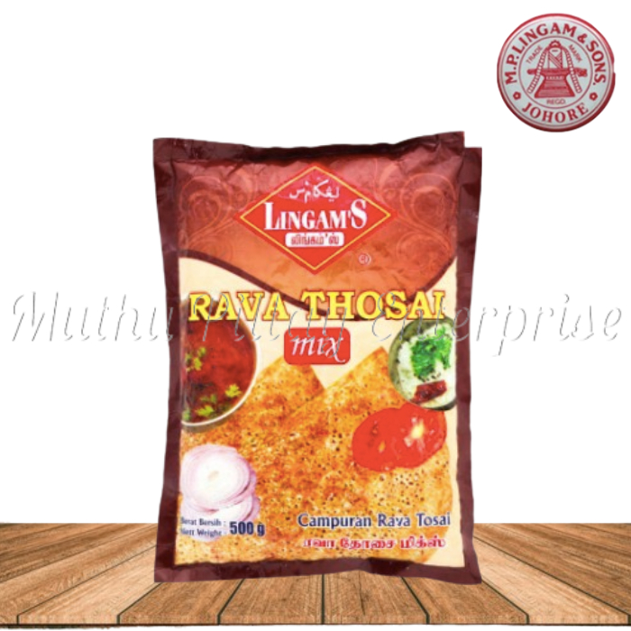 LINGAM'S RAVA THOSAI MIX 500G | Shopee Malaysia