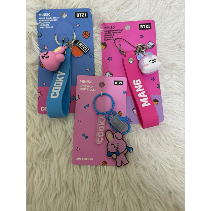 KEYCHAIN MINISO BT21 BTS | Shopee Malaysia